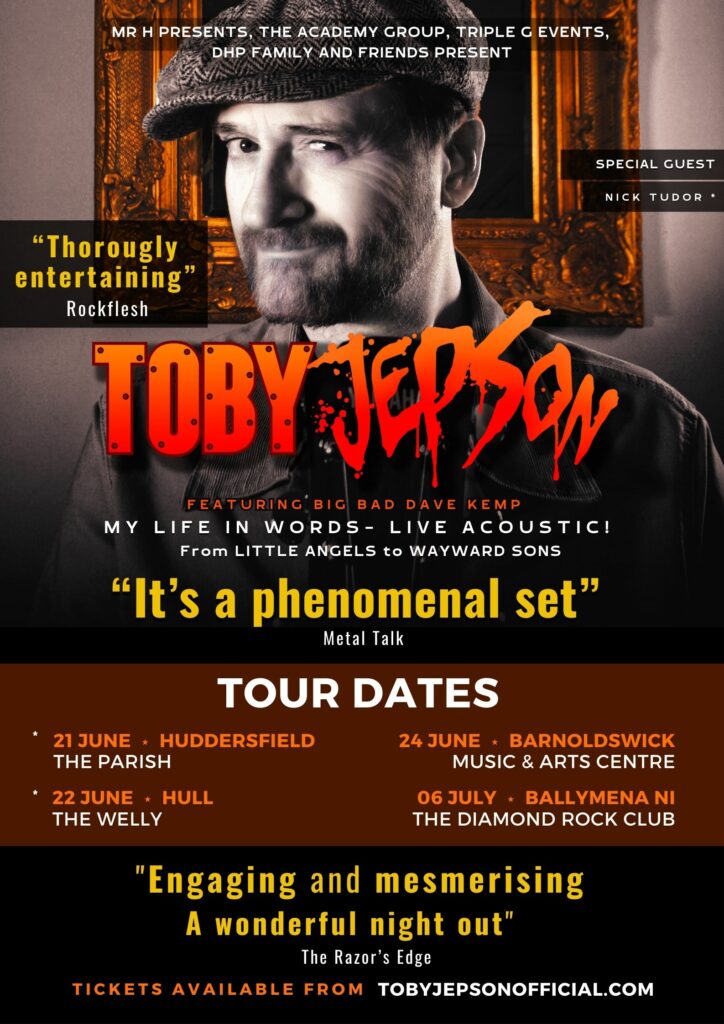 Tour Dates - Toby Jepson Tour Dates - Toby Jepson